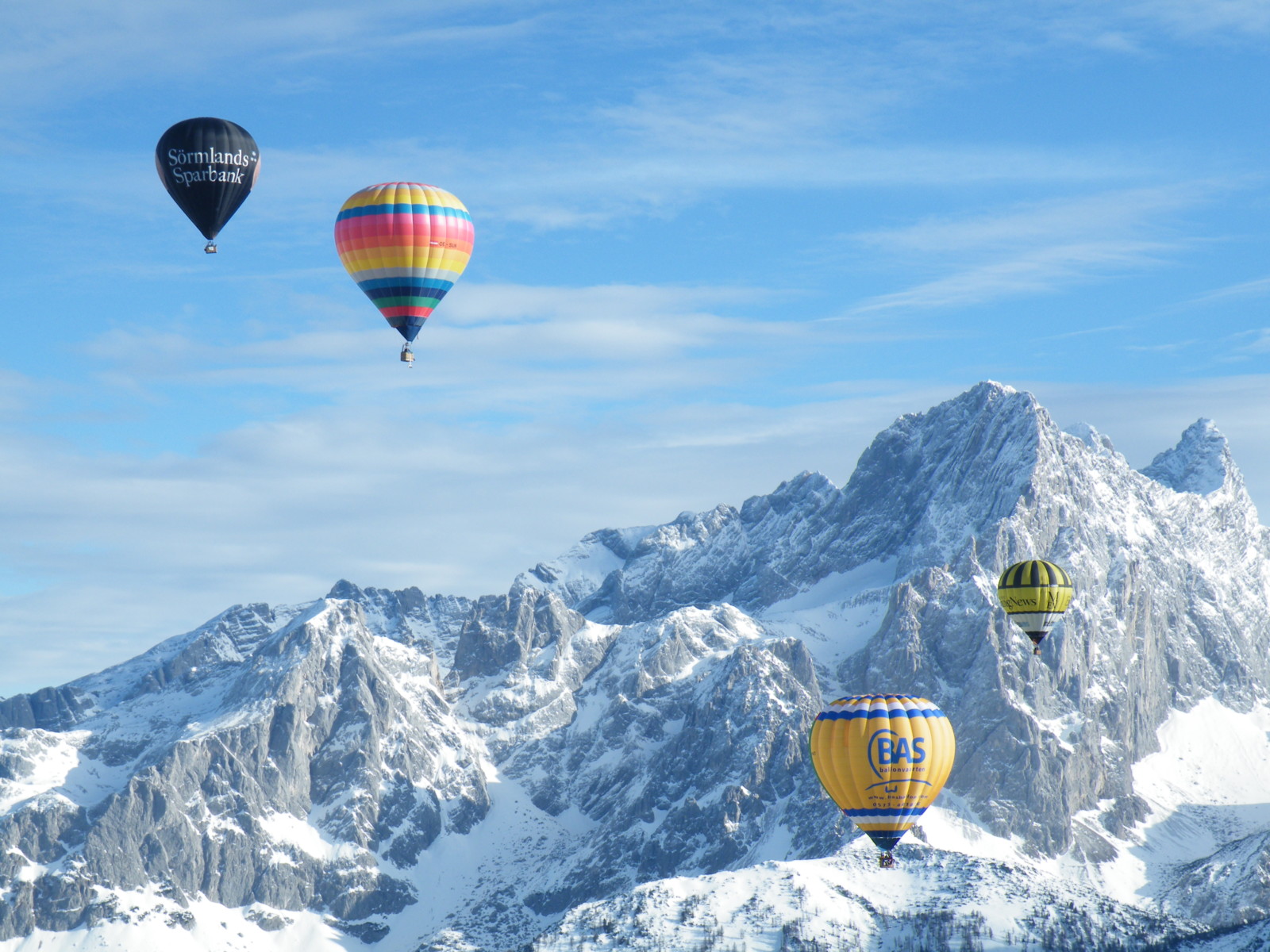 Alpenuberquerung Mit Dem Heissluftballon