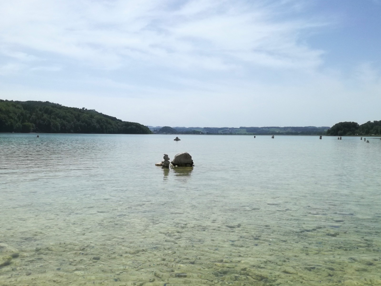 Zwei Seen mit einem Paddelschlag: Mattsee und Obertrumer See ...